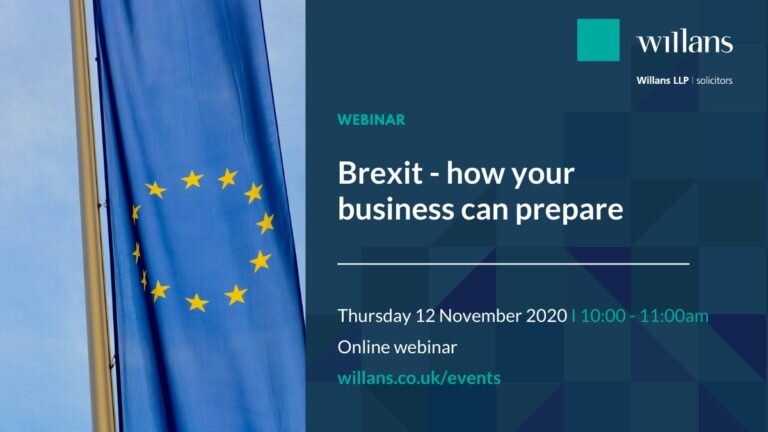 Brexit - how your business can prepare (webinar) - Willans