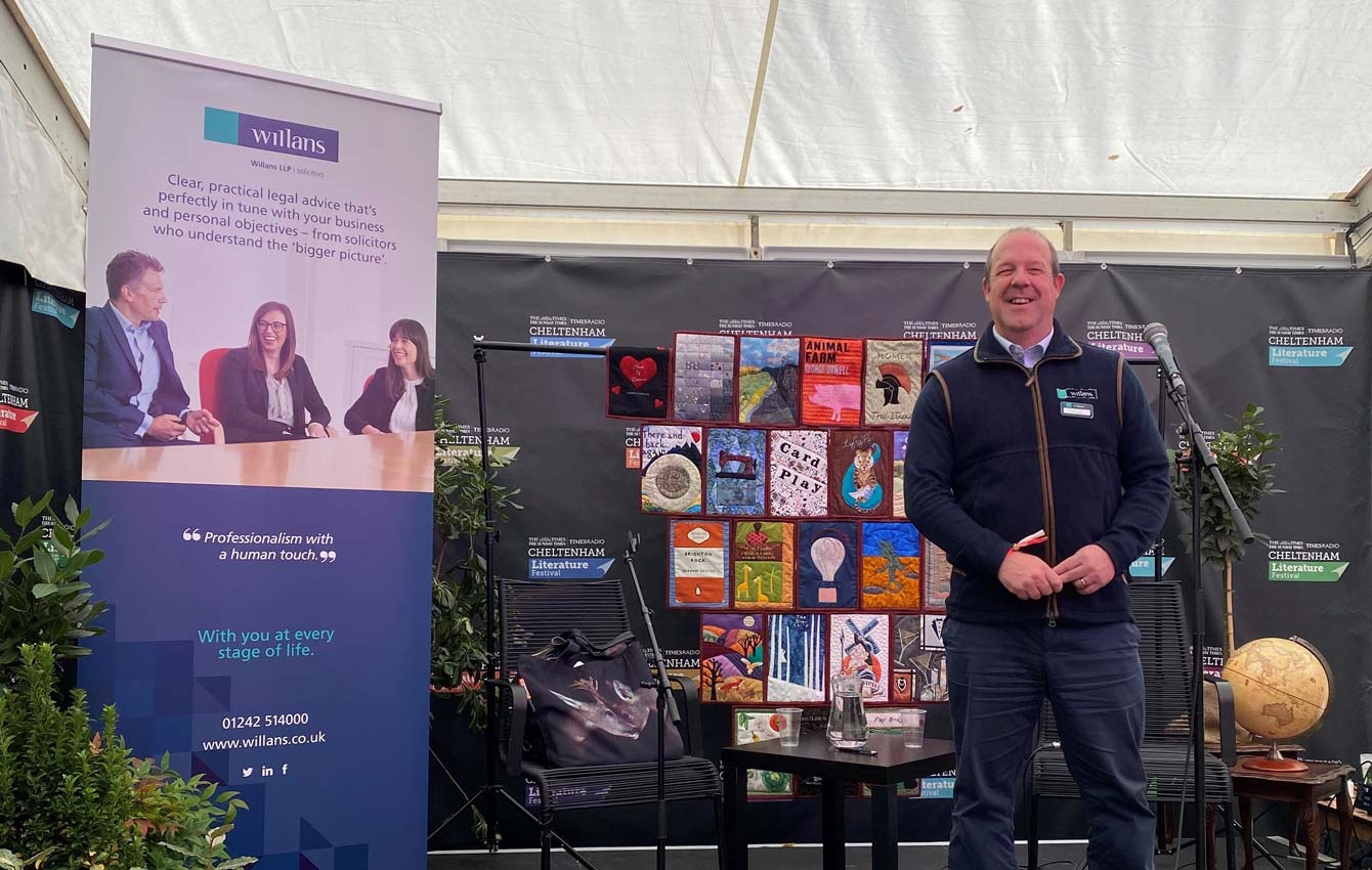 Willans lawyers at Cheltenham Literature Festival 2023