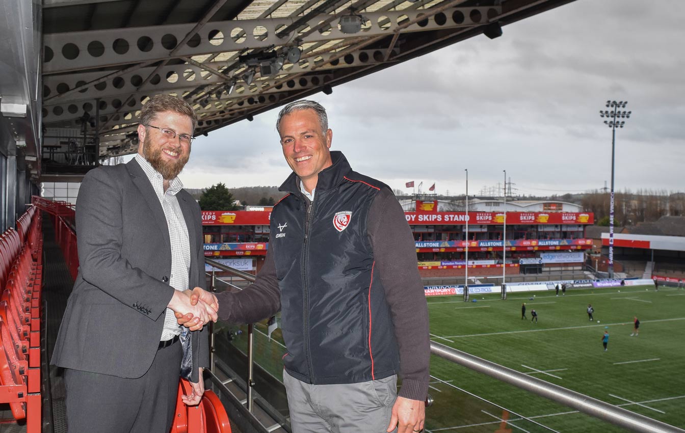 Partnership with Gloucester Rugby Club announced | Willans LLP